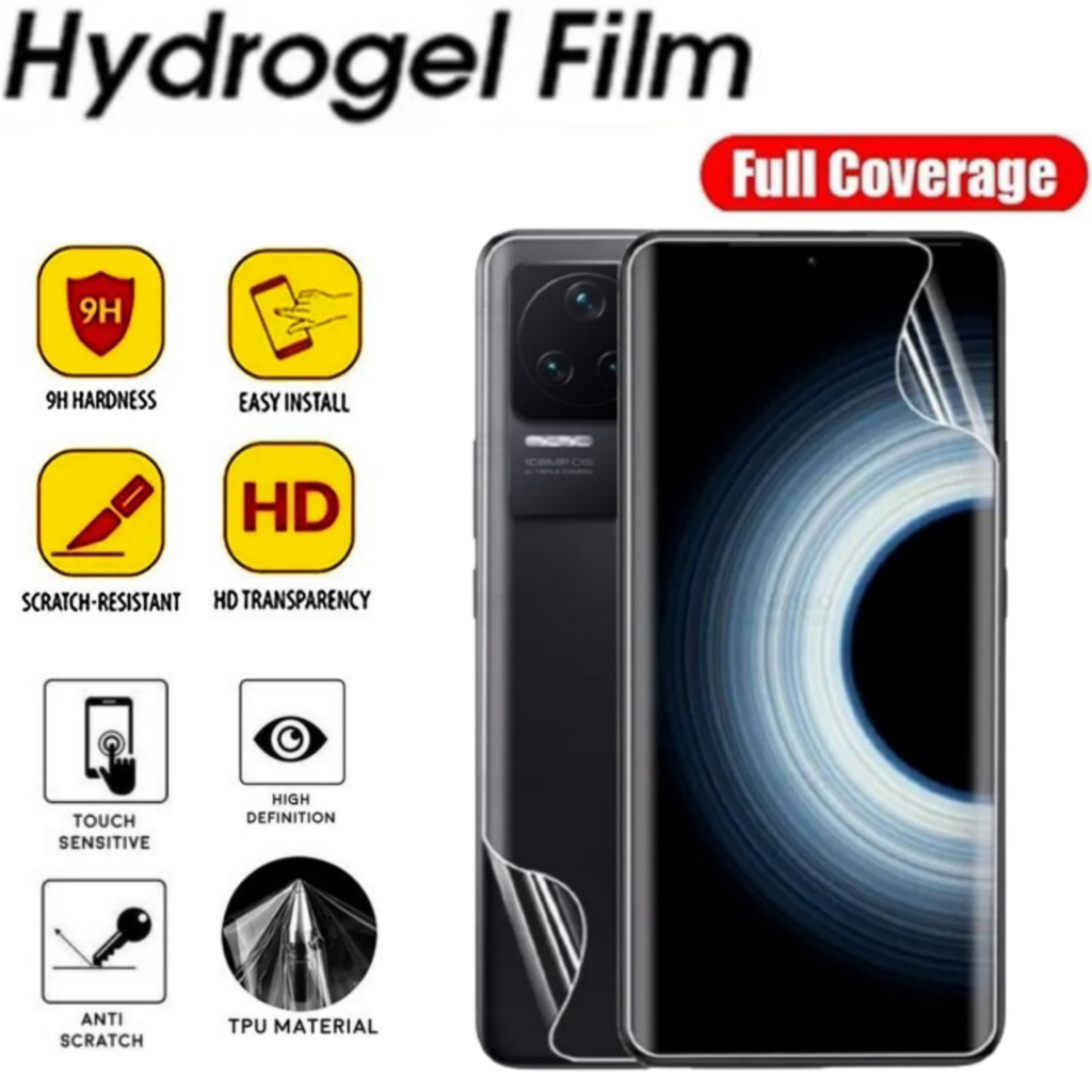 ฟิล์มไฮโดรเจลป้องกันรอยขีดข่วนป้องกันหน้าจอ Jelly Xiaomi Redmi K50 K50I K50 Pro | Shopee Thailand