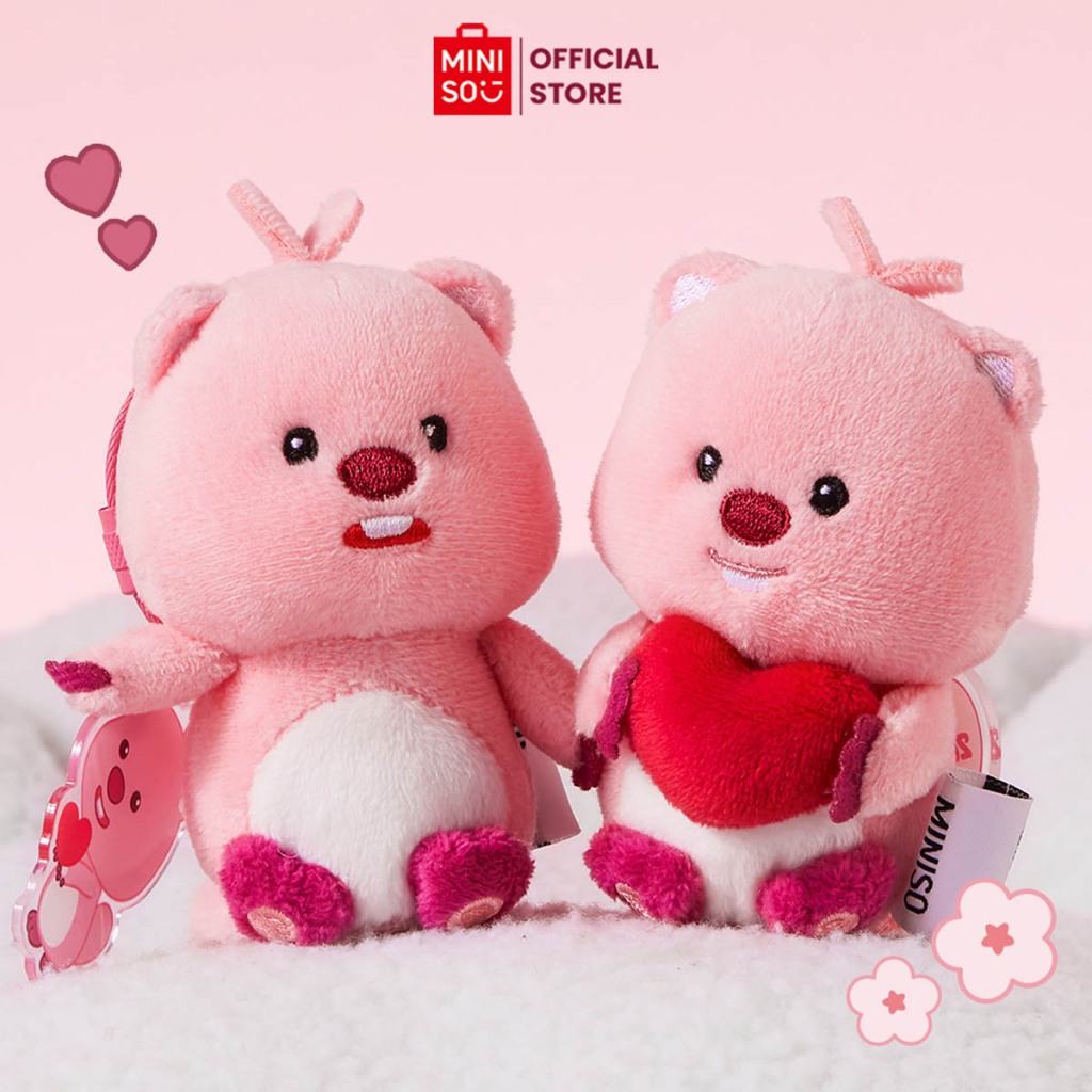 Miniso x ZANMANG Loopy Collection จี้หรูหรา จี้ตุ๊กตา Holding-Heart 3 ...