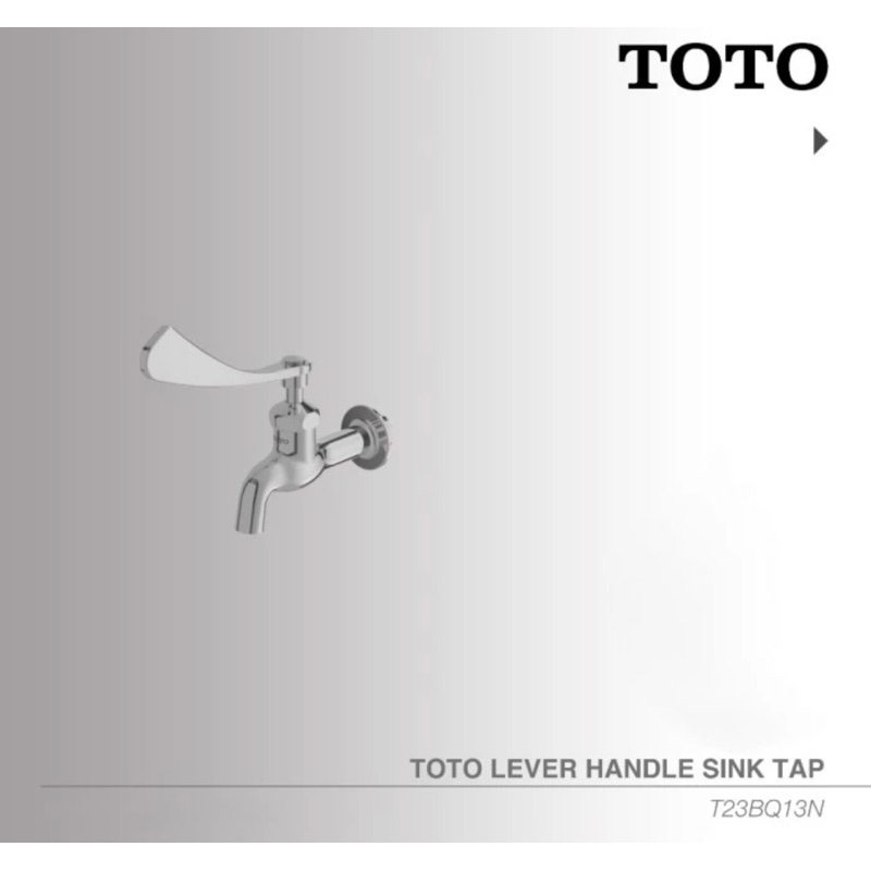 Toto T23BQ13N ก๊อกอ่างล้างจานแบบมือจับ | ก๊อกน้ํา เซ็มโบ | Shopee Thailand