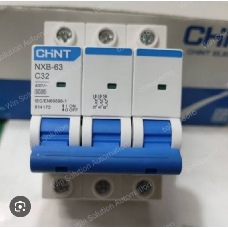 Mcb CHINT NXB-63 C32 6Ka 3P 32A | Shopee Thailand