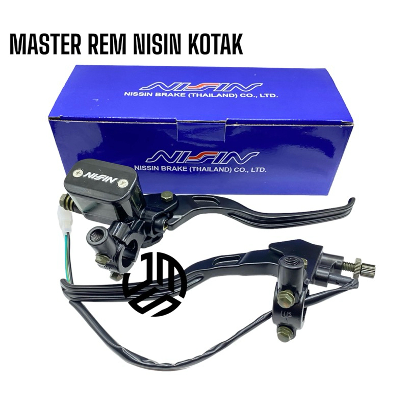 Hitam Brake MASTER SET ขวาซ้ายหลอดกล่องหลอดแก้วสีดํา UNIVERSAL รถ ...