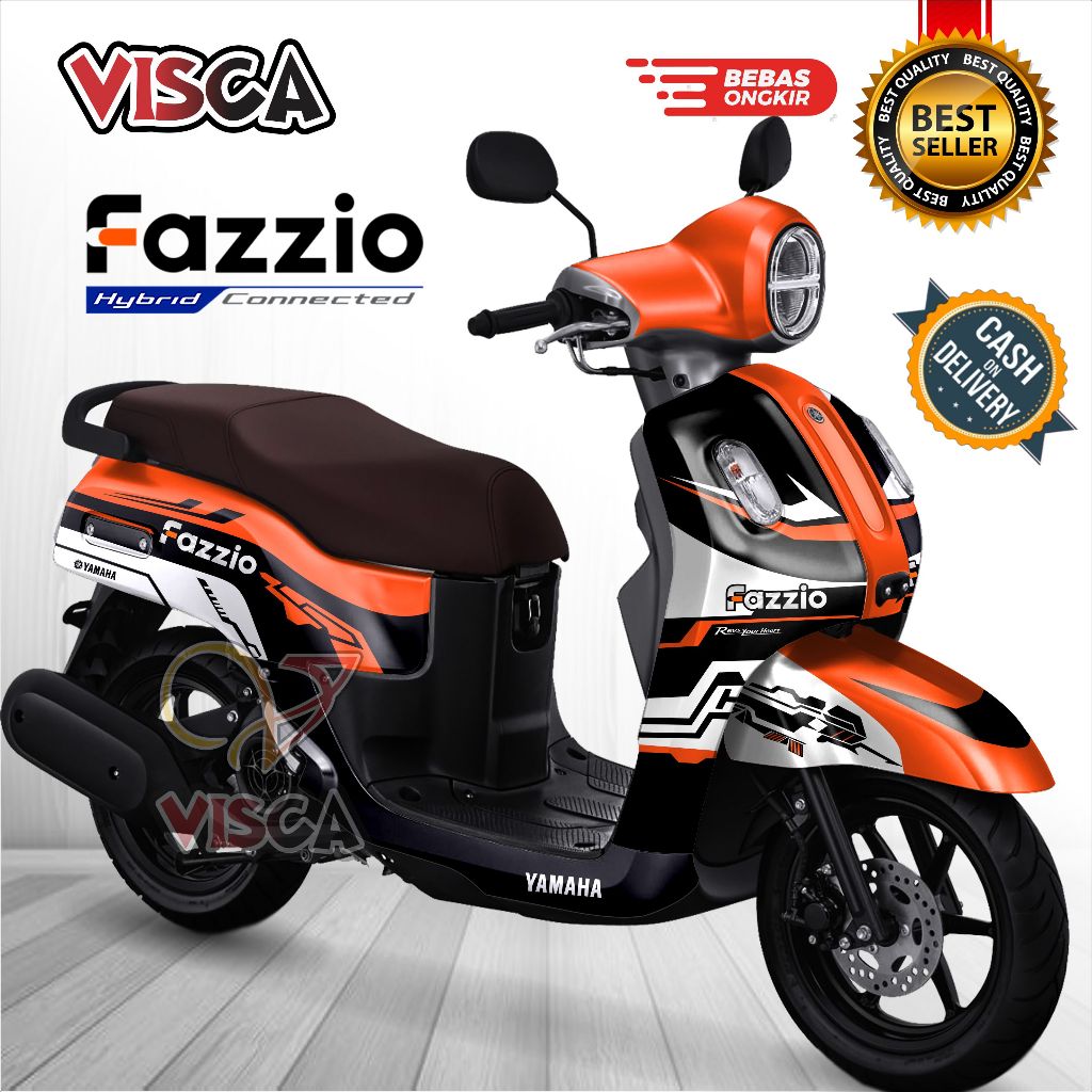 Full Body Fazzio Decal / Fazzio Fullbody Striping / Yamaha Fazzio Decal ...