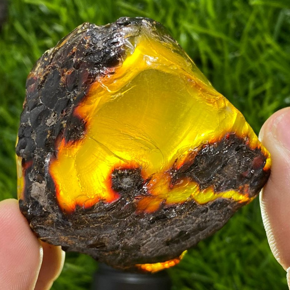 Natural - Amber Chunks - วัสดุดิบอําพัน - หินคทาไลยูทรัพย์ 35GR ...