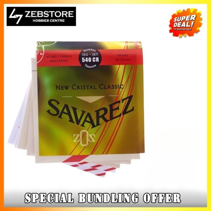 สายกีต้าร์ Classic Savarez New Cristal 540 CR | Shopee Thailand