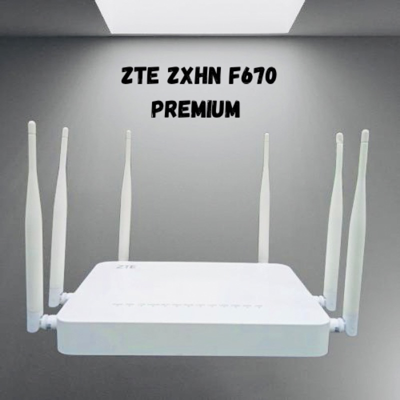 Ont ZTE ZXHN F670 PREMIUM DUAL BAND + ADAPTER | Shopee Thailand
