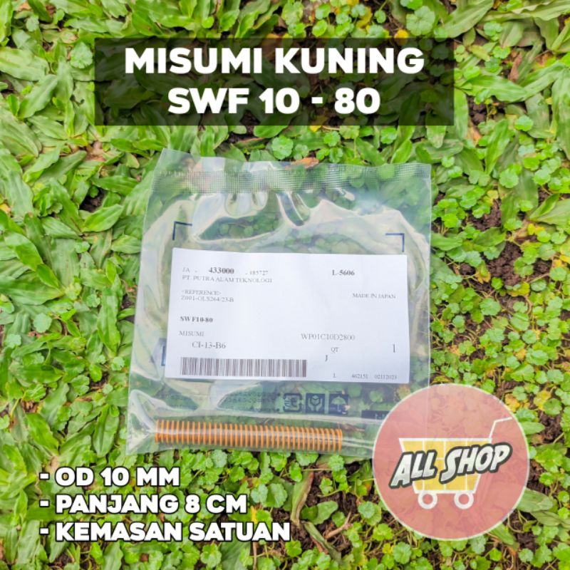 Per misumi Yellow SWF 10-80 - สปริงต่อ misumi ดั้งเดิม | Shopee Thailand