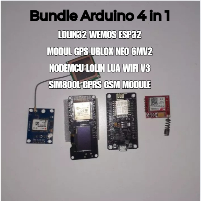 ชุด Arduino 4 in 1 | LOLIN32 WEMOS ESP32 | โมดูล GPS UBLOX NEO 6MV2 ...