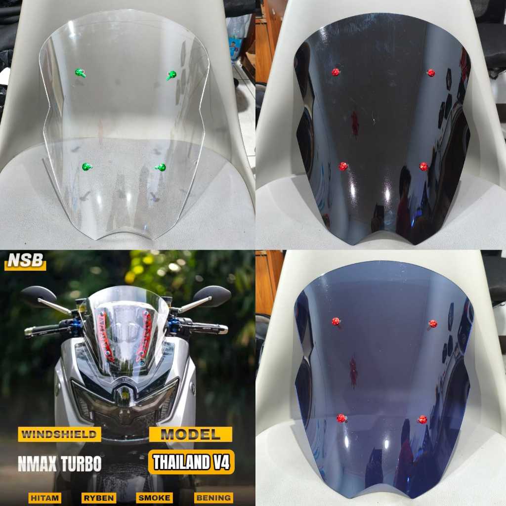 VISOR WINDSHIELD NMAX TURBO NMAX NEO NMAX NEO NMAX NEO S THAILAND รุ่น ...