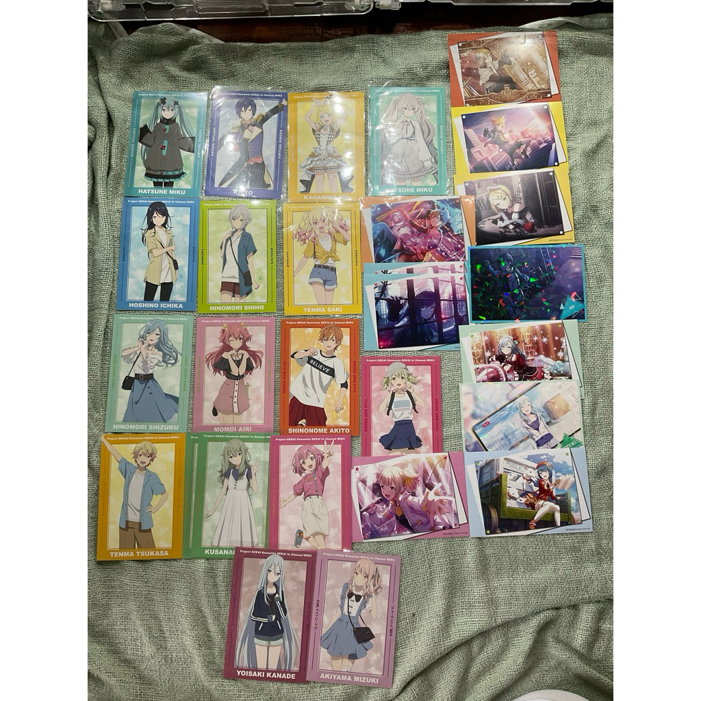 โปสการ์ด benefit Animate Proseka PJSK PRSK โครงการ Sekai Kanade Ena ...