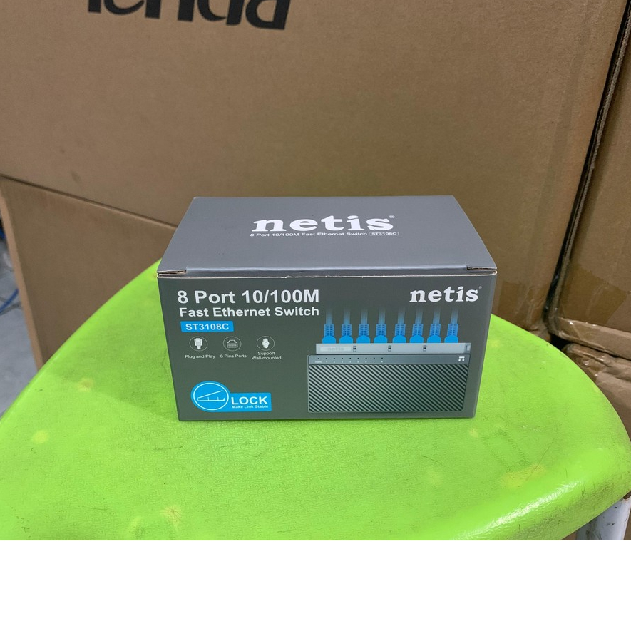 สวิตช์ NETIS ST3108C 8 พอร์ต (พลาสติก) | Shopee Thailand