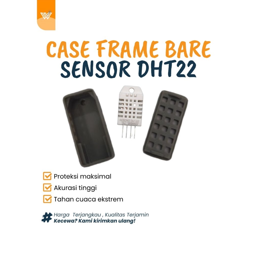 Case Frame Bare Sensor DHT22 Minimalist Moisture Temperature Enclosure ...