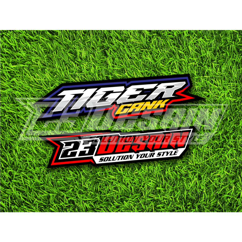 TIGER GANK STICKER TIGER GANK STICKER TIGER HEREX TILAS STICKER ...