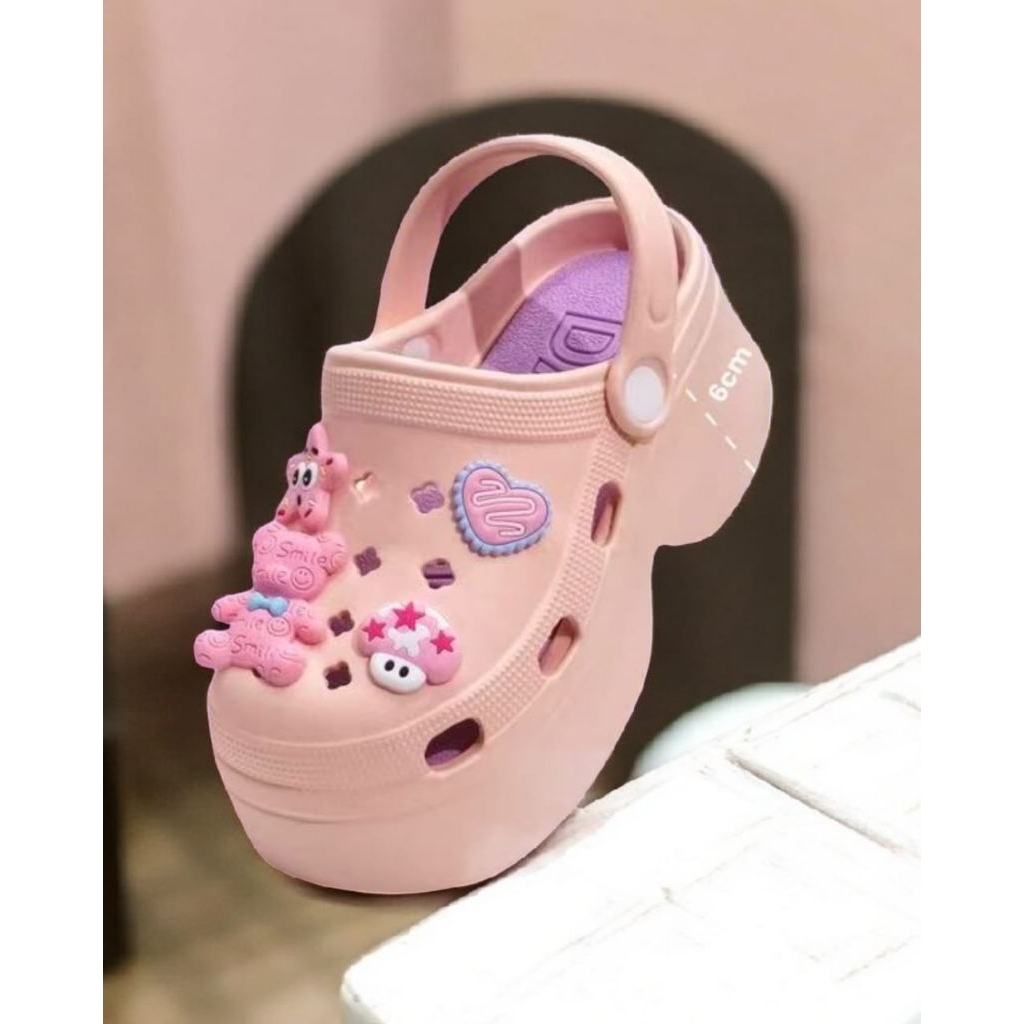 ใหม่ล่าสุด 2025 GIRLS BAIM SANDALS รองเท้าแตะ Eva RUBBER GIRLS Cros | Shopee Thailand