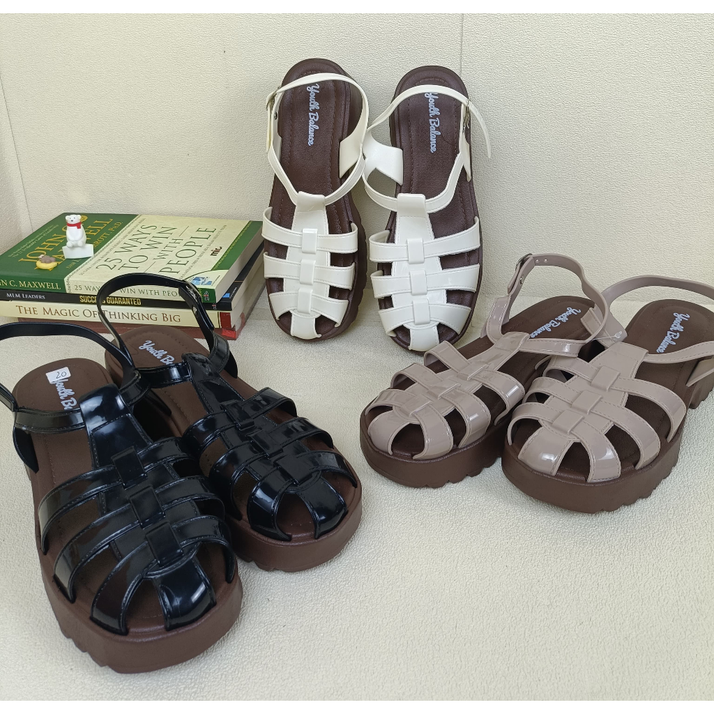 MILASE รองเท้าแตะรัดส้น Gladiator สําหรับผู้หญิงนําเข้า | Shopee Thailand