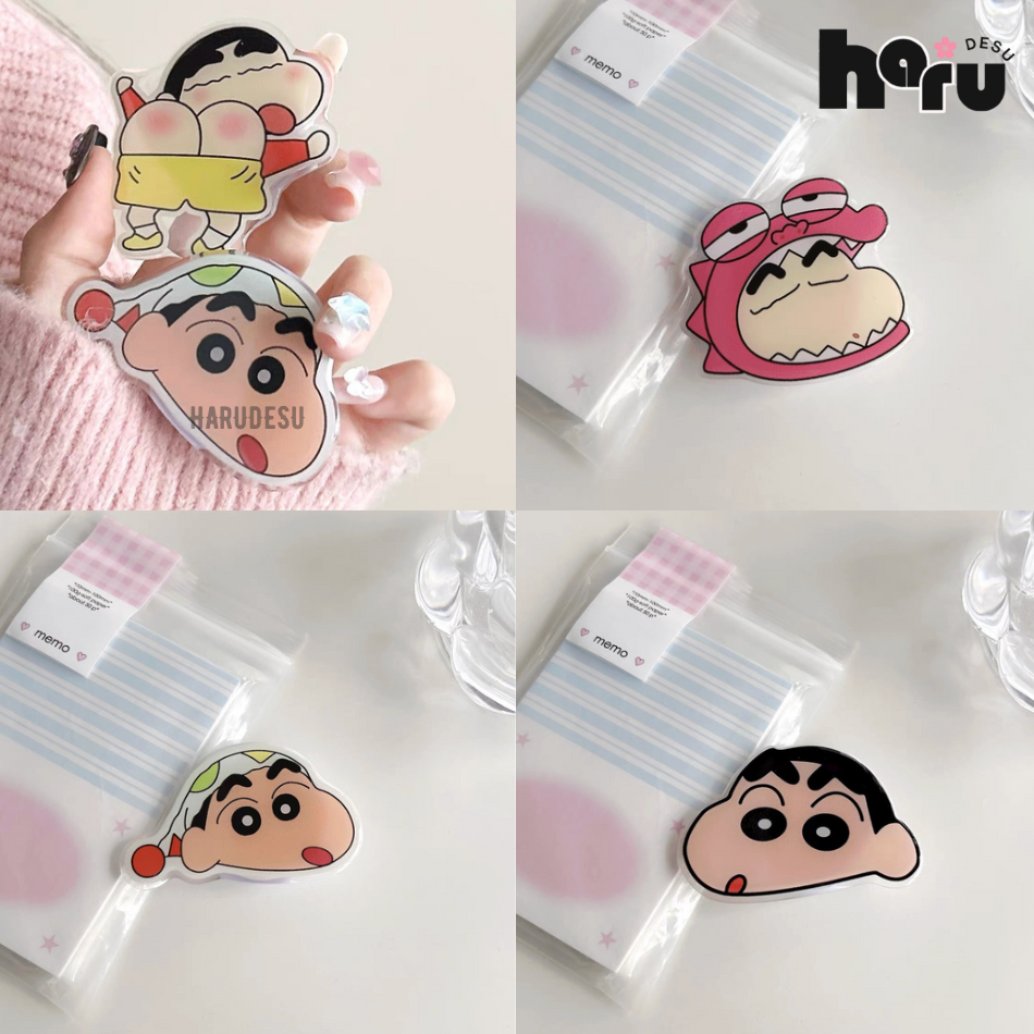 HARUDESE - Pop Socket Acrylic Shinchan/Popsocket HP Cute Crayon ...
