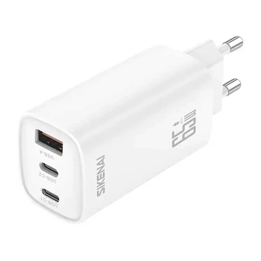 SIKENAI GRN-7-EU 65W Fast Charging Adapter 3 เอาต์พุต, SIKENAI GRN-2-EU ...
