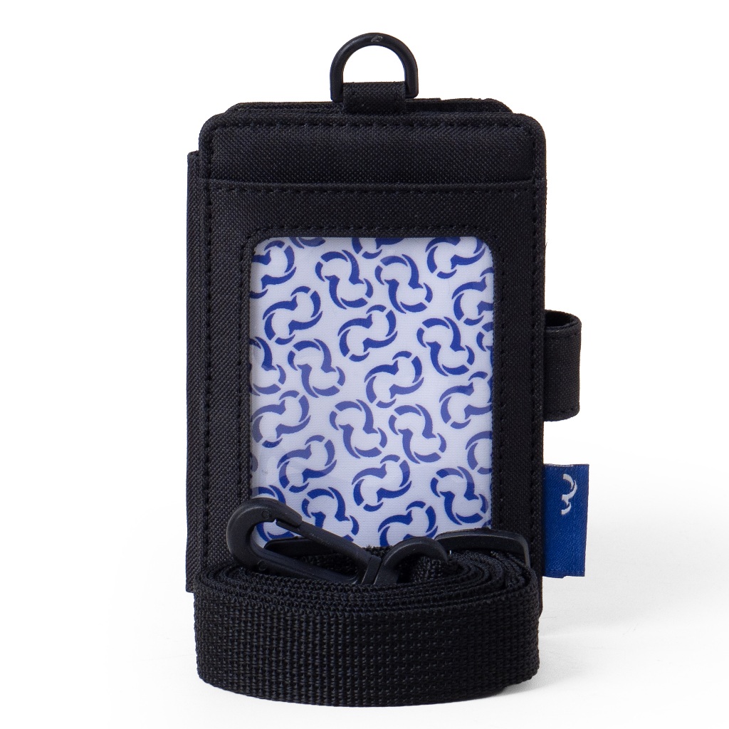 Wallts Pebble Black Wallts x Benerjuga Lanyard ชื่อแท็ก ID Card Office Unisex ผู้ชายผู้หญิง ...