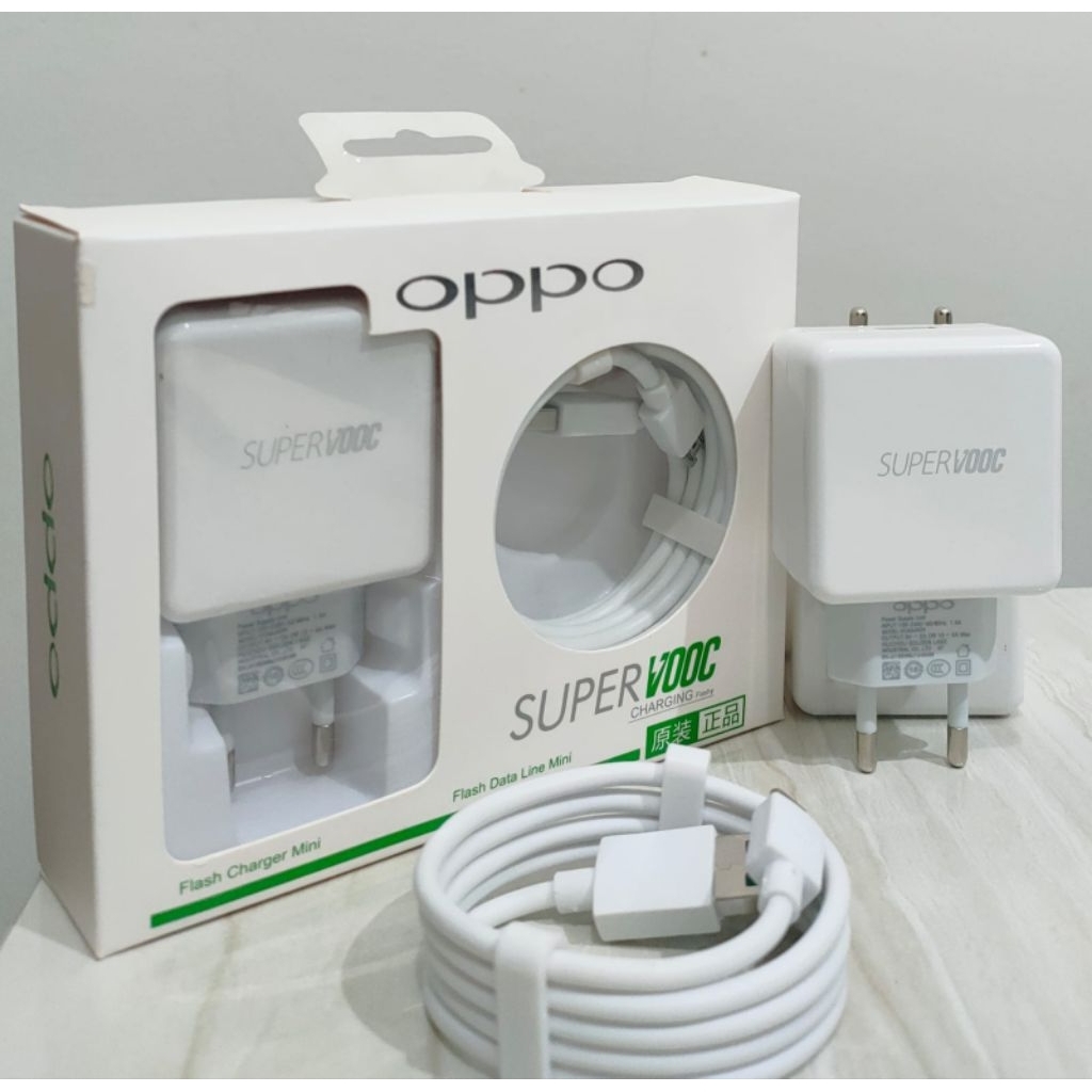 Original OPPO R17 4A Max Fast Charger VOOC - เครื่องชาร์จ Micro USB และ ...