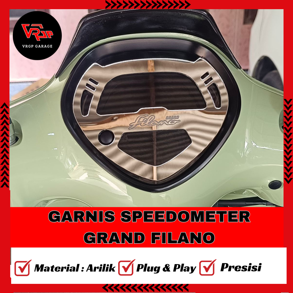 VRGP GRAND FILANO SPEEDOMETER GARNISH/ YAMAHA GRAND FILANO SPEEDOMETER ...