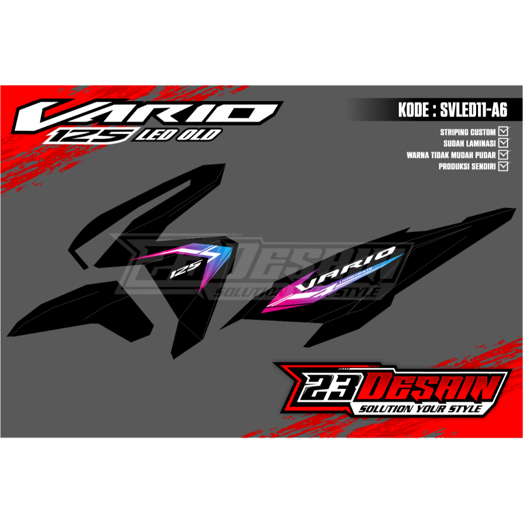Striping vario aping api fire Striping Vario 125 LED เก่า Malaysia ...