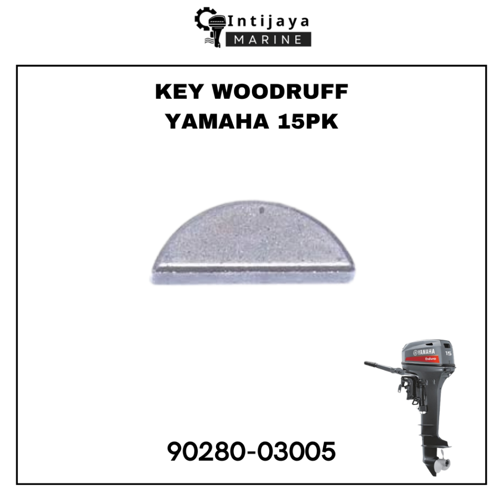 MESIN 90280-03005 KEY WOODRUFF YAMAHA 15 PK COIL SPARE PARTS & OUTBOARD ...