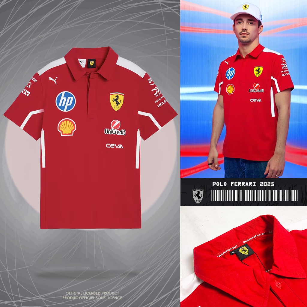 MERAH FERRARI 2025 เสื้อโปโลสีแดง | เสื้อโปโลผู้ชาย COOL ใหม่ล่าสุด ...