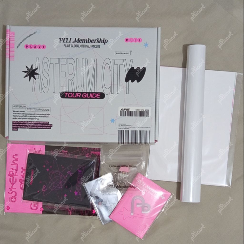 PLAVE MEMBERSHIP KIT 2025 ASTERUM CITY TOUR GUIDE KIT KEYCAP | Shopee ...