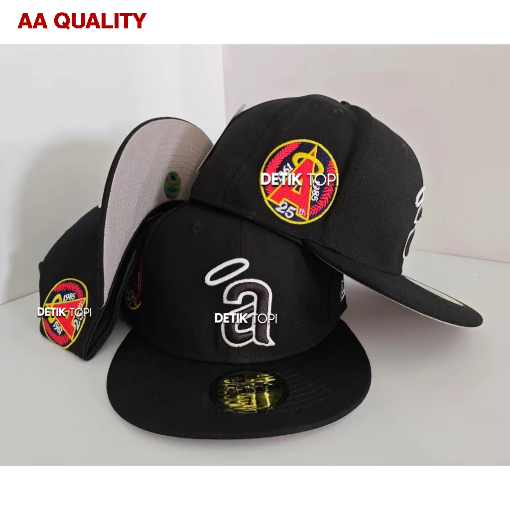 Build Up Caps Angels 25TH Anniversary Black List สีขาวปักหมวกติดตั้ง ...