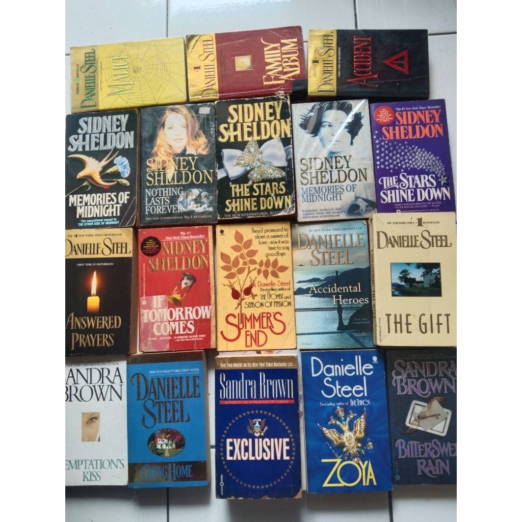 นวนิยายนําเข้า นวนิยายภาษาอังกฤษ DS DANIEL STEEL, NOVEL SIDNEY SHELDON ...