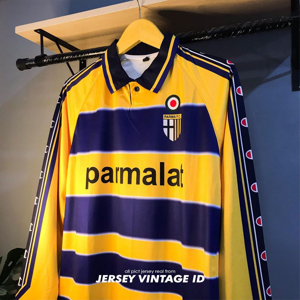 PARMA 1999-00 LONG SLEEVE RETRO JERSEY | เสื้อแข่งคลาสสิกวินเทจ ...