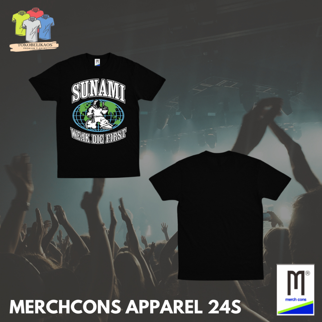 WM37 | SUNAMI BAND เสื้อยืด TAG MERCHCONS APPAREL | ตัวนอกไซส์ | Shopee ...
