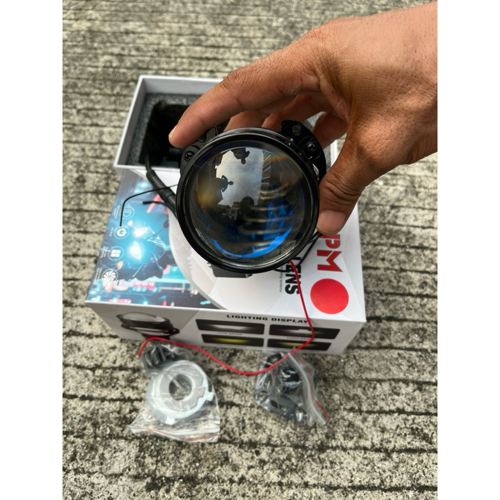 Bild LPM 2.5 นิ้ว Bluelens 60 วัตต์ Bilinend Plus Devil Projector พร้อมพัดลมระบายความร้อน ...