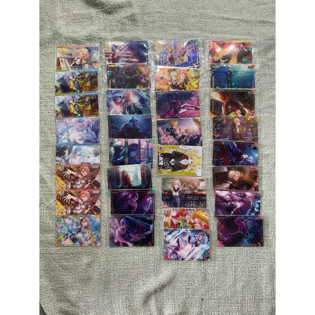 PRSK PJSK โครงการ Sekai การ์ดเวเฟอร์ Nigo Ena Kanade Mafuyu Mizuki WxS ...