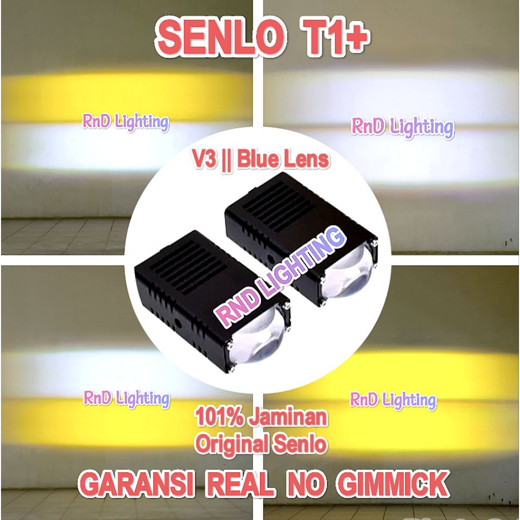 Senlo T1 Plus V3 BLUE LENS 50W Premium Mini Projector Slim Grill Series ...