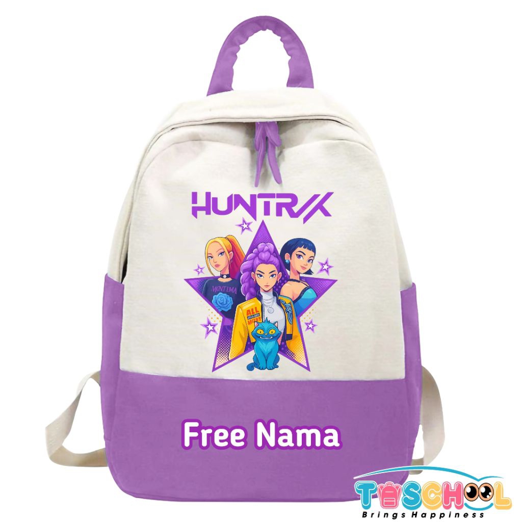 HUNTRIX KPOP DEMON HUNTERS CHARACTER CHILDRENS BACKPACK ฟรีชื่อ ...