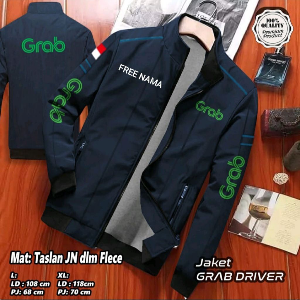 RUBBY GRAB JACKET / PRIORITY JACKET / GRAB JACKET / ฟรีเสื้อพิมพ์ ...