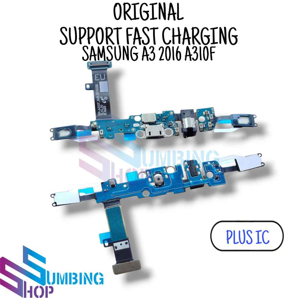 Samsung A3 2016 A310F Charger Connector บอร์ด Pcb Usb Con Cas Mic Board ...