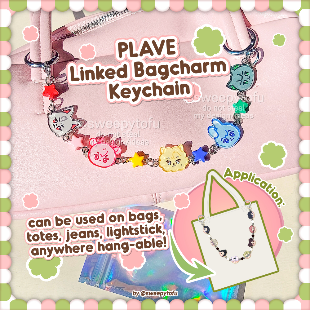PLAVE Linked Bag Charm พวงกุญแจตกแต่งกระเป๋า/totebag Yejun Noah Bamby ...