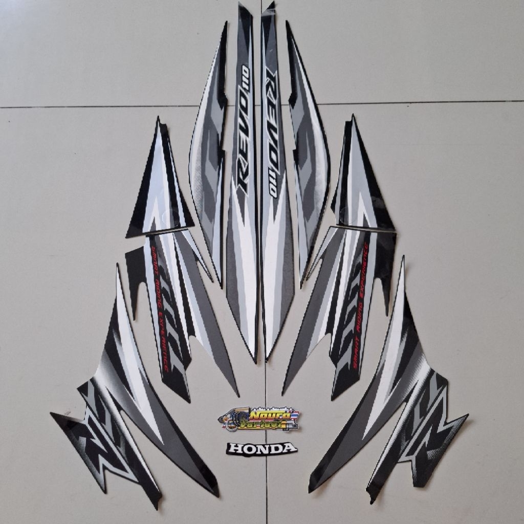 Striping honda revo 110 Absolute cw 2011 2012 สีดําสีเทา Variations ของ ...