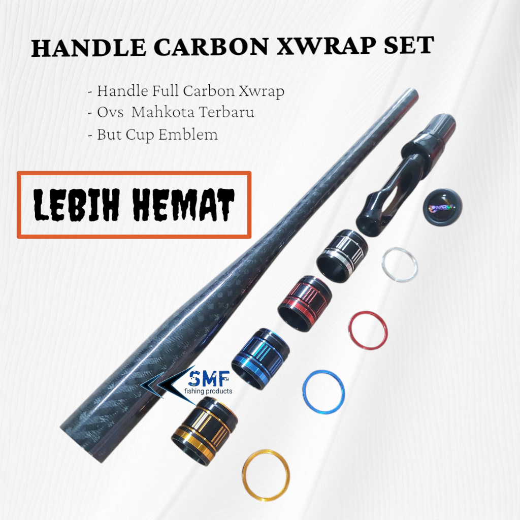 ชุดแฮนด์ Carbon Xwrap Ovs Mahkota | Shopee Thailand