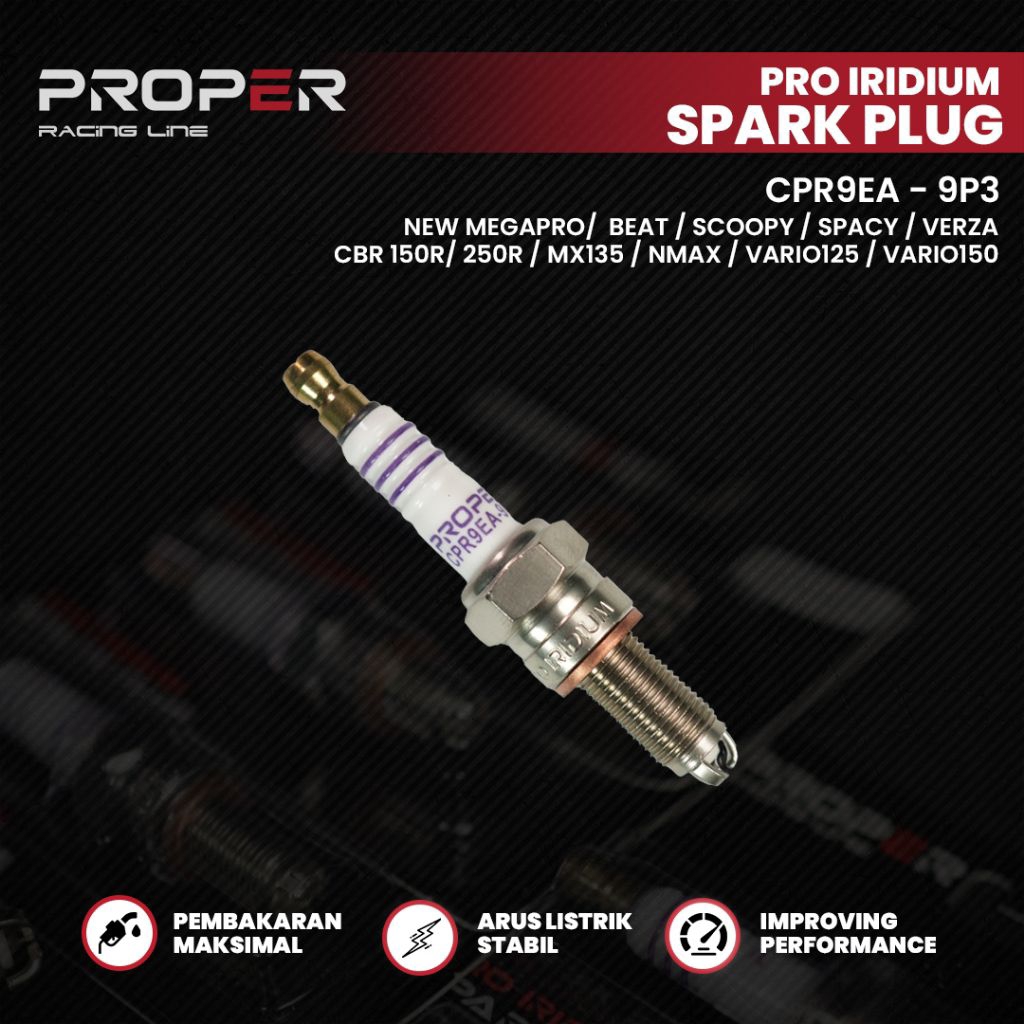 IRIDIUM PROPER SPARK PLUG 3 BEAT SCOOPY VARIO 110 GENIO VARIO 125 VARIO ...