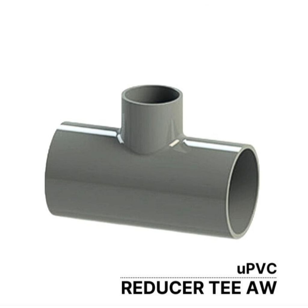 Vlok Tee PVC AW 1-1/4 x 1/2 นิ้วลด Tee PVC AW 1 1/4 x 1/2" Flok Tee PVC ...