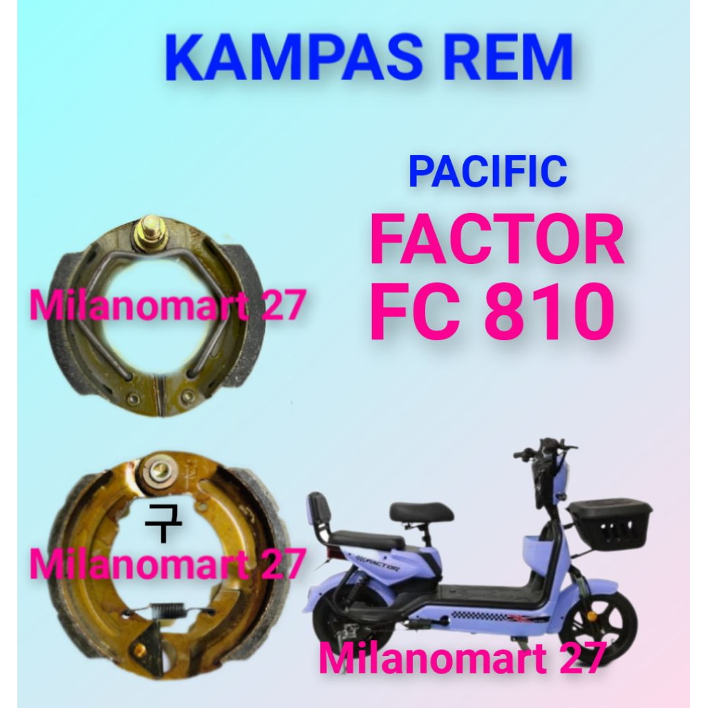 ผ้าเบรค Pacific Factor FC 810 Pacific Factor fc810 ผ้าเบรคจักรยานไฟฟ้า ...