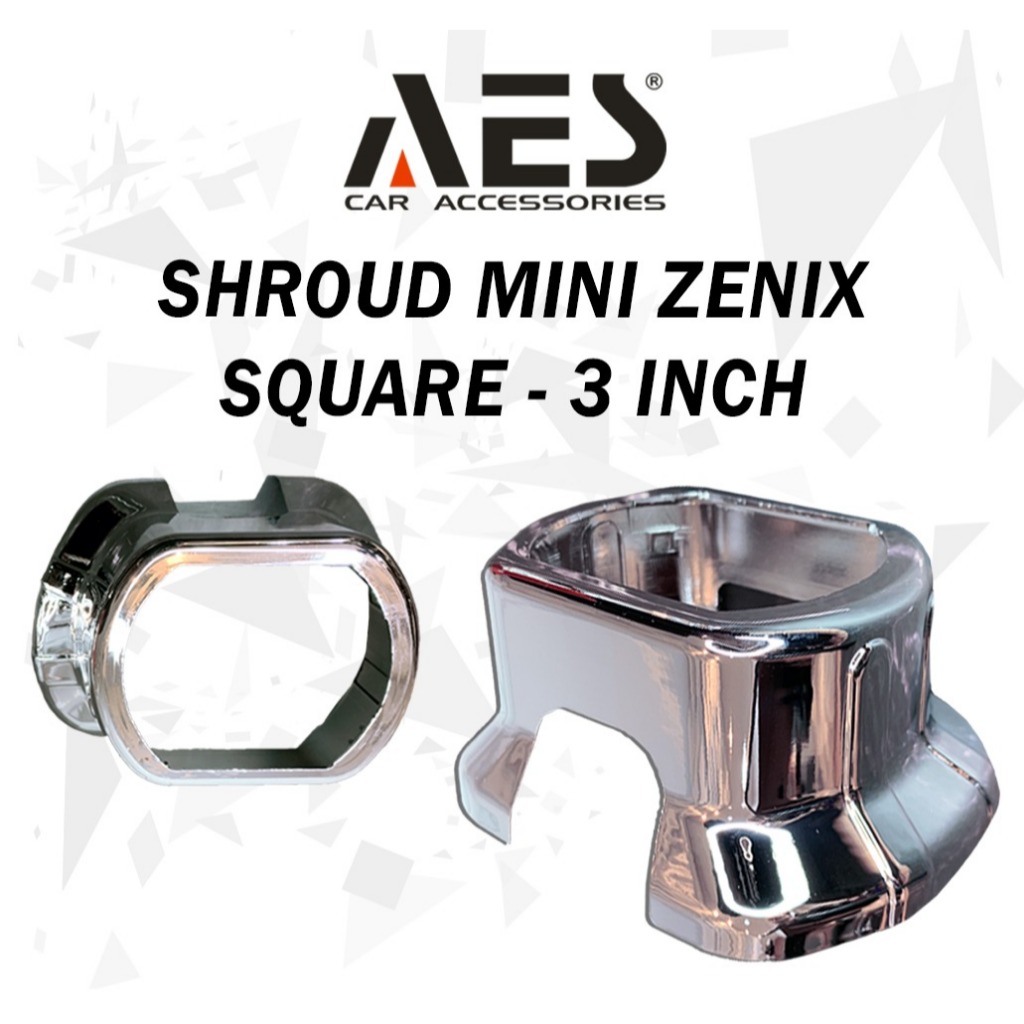 Mini Zenix 3 นิ้ว Shroud Universal Box Shroud AES CAR รถจักรยานยนต์ ...