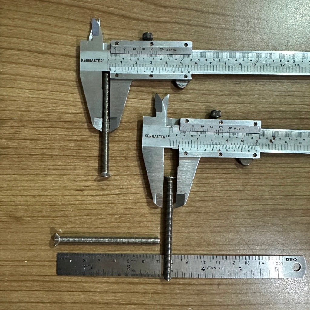 JF สแตนเลสสตีลหัวแบนสกรู Bolt MJF M5 x 70 JF M5X7 ซม.M5X70 ไขควง Plus ...