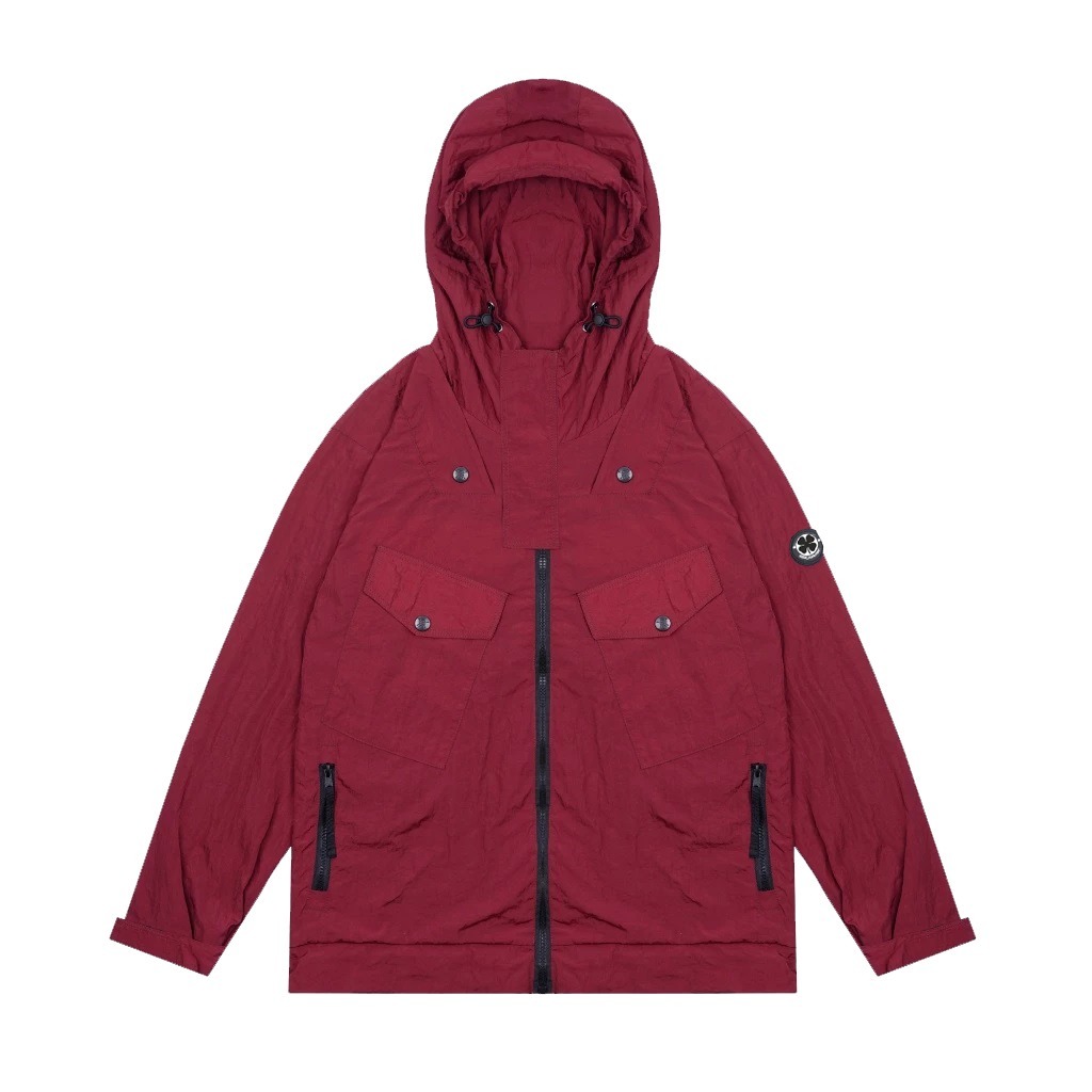 Triplee a - Winbreaker Gorpore Full Face Traublemax Maroon Jacket ...