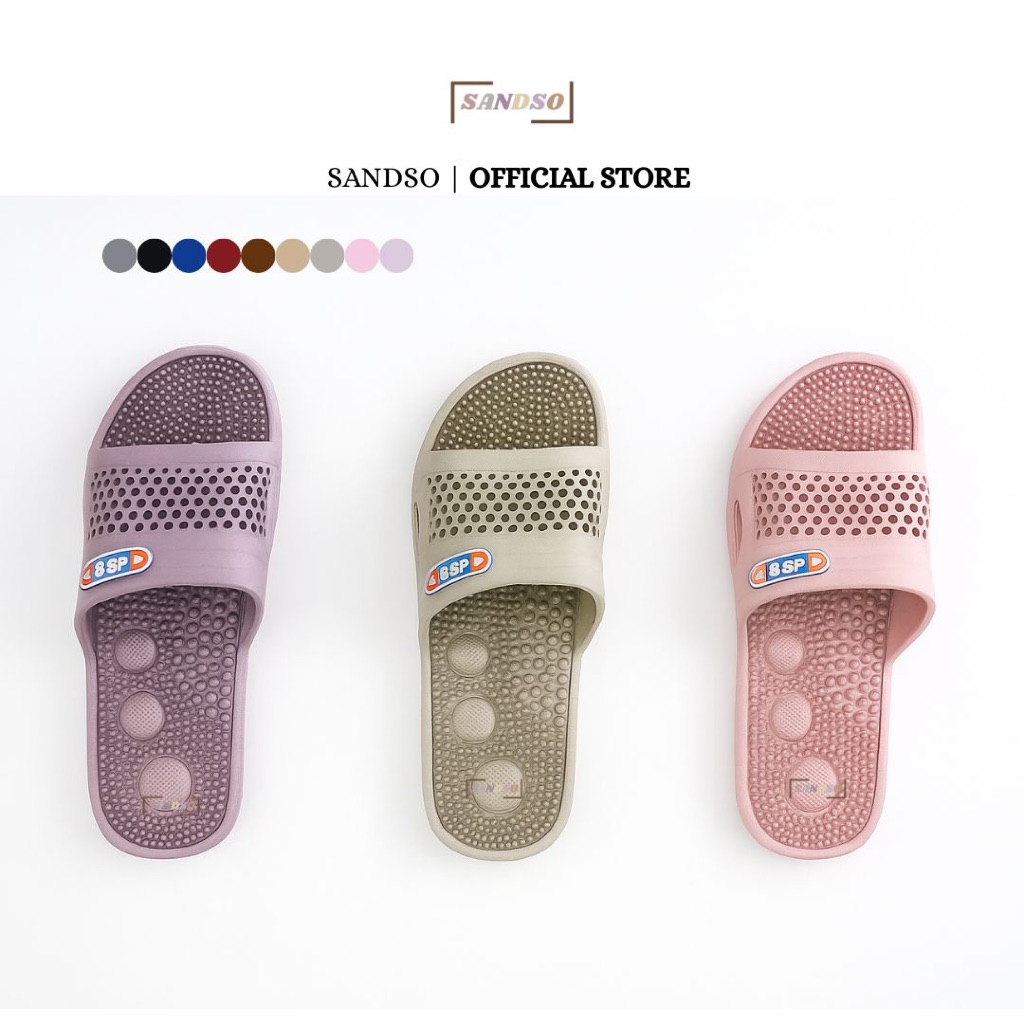 SandSo - Q28 รองเท้าแตะผู้หญิงยางธรรมดาสุขภาพนวด Rheumatism สไลด์บําบัดรองเท้าแตะสไลด์กันลื่น ...