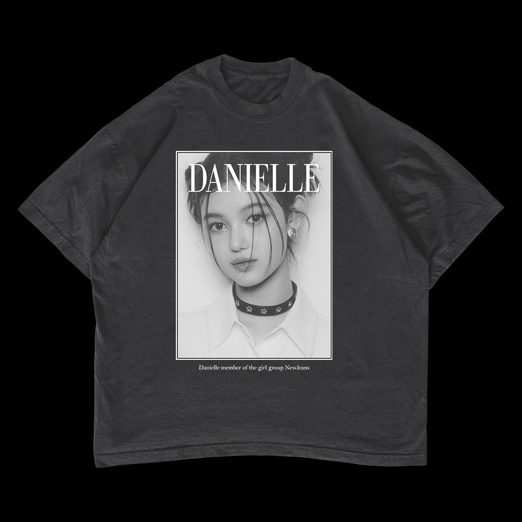 NewJeans Danielle Merch เสื้อยืดโอเวอร์ไซส์ เสื้อยืดKpop | Shopee Thailand