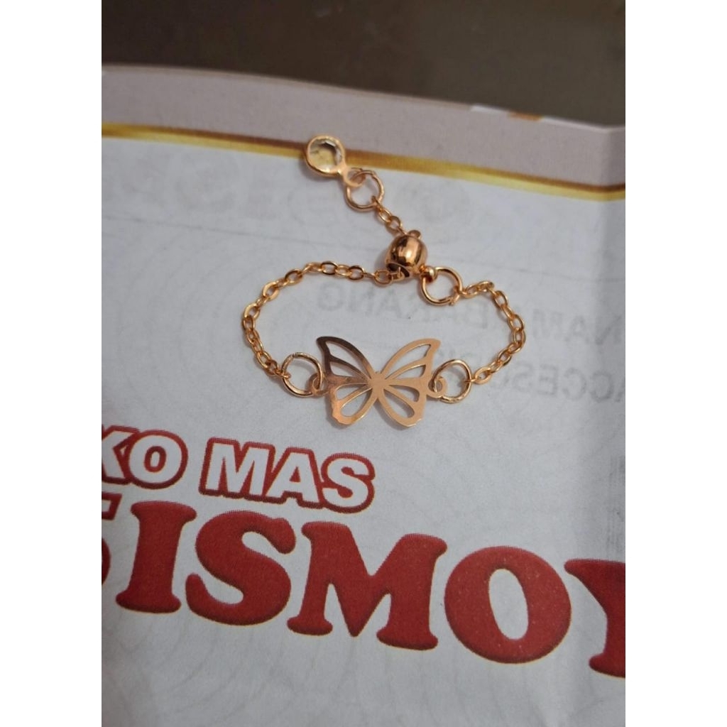 แหวนเชือกรูด Butterfly Variation 0.1 กรัม Semar Ismoyo J5 | Shopee Thailand