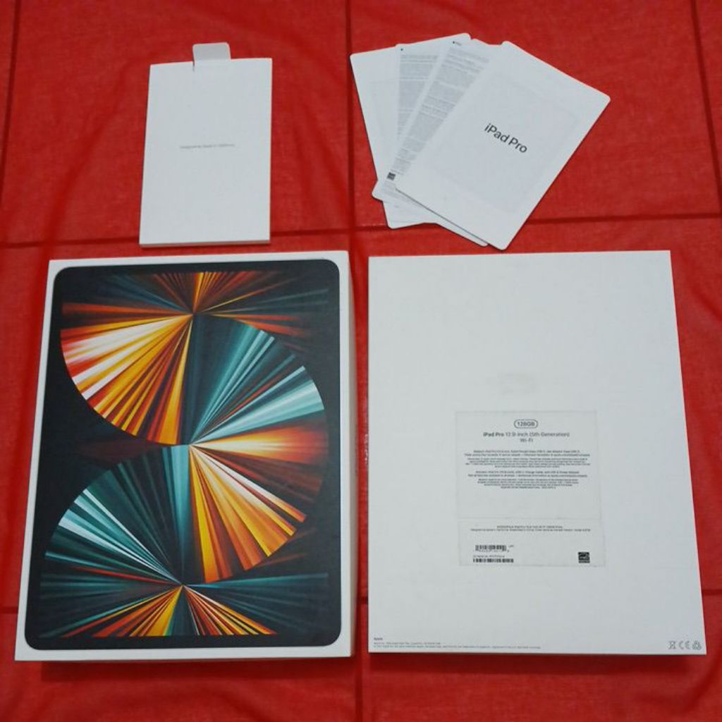 Dus box ipad pro 12.9 นิ้ว gen 5 silver original หนังสือคู่มือการกําจัด ...